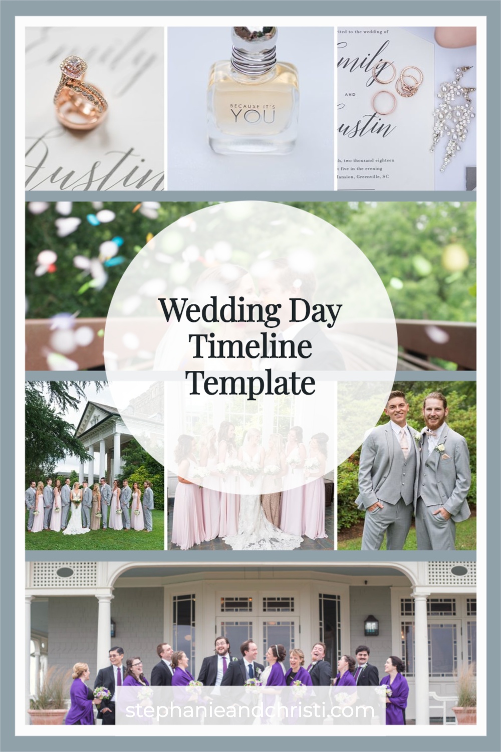 Wedding Day Timeline Example - stephanieandchristi.com